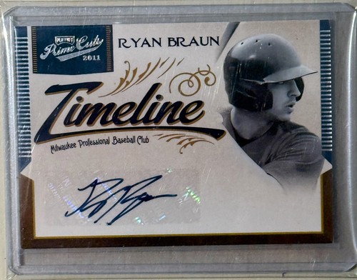 2011 Panini Prime Cuts Ryan Braun Autograph Timeline /25 | eBay