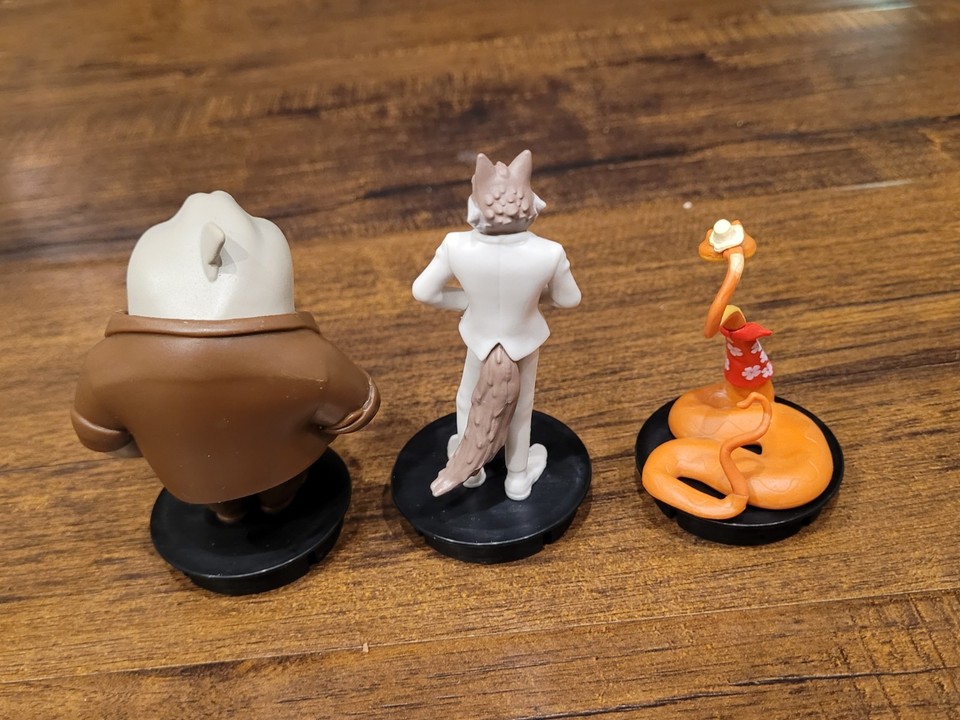 ~The Bad Guys 2 Regal Theaters Cup Toppers MR WOLF, SHARK, SNAKE ...