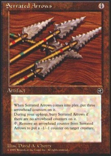 Serrated Arrows - Homelands - NM, English MTG Magic FLAT RATE SHIP | eBay