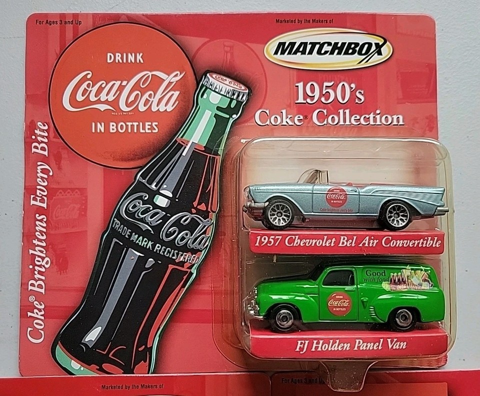 2001 Matchbox Coca-Cola 1950s/1960s/1970s Die-Cast Coke Collection ...