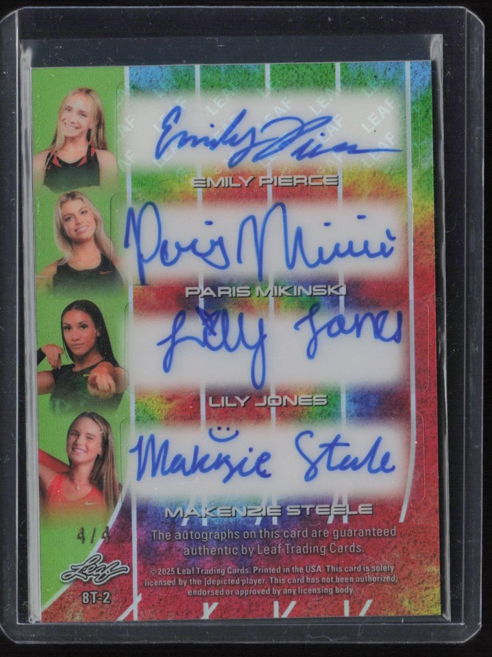 2025 Leaf Metal Women Of Sport Andie Harding Cami Merickel Dea Monz 4/4 ...