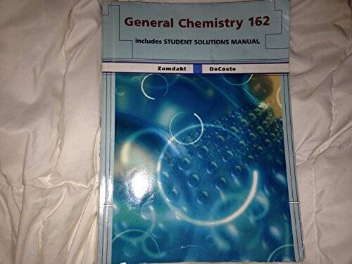 General Chemistry 162 (UW Custom) 7th Edition - Paperback - GOOD | eBay