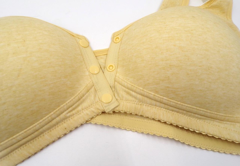 New Daisy Bra Comfortable Front Button Pure Beige Padded Bra size 2XL ...
