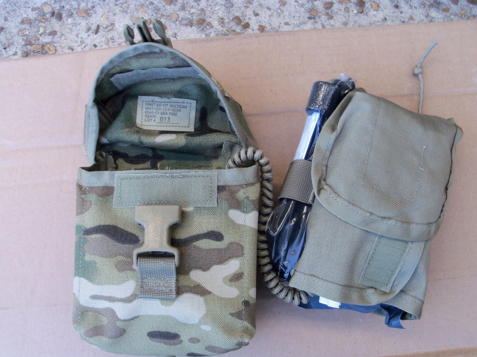 Multicam US Gi Improved First Aid Medic Kit IFAK NSN 6545015841582 ...