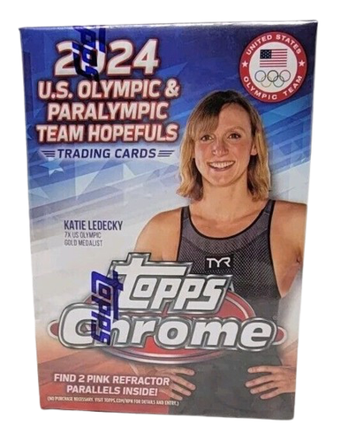 TOPPS CHROME 2024 U.S. OLYMPIC & PARALYMPIC TEAM HOPEFULS BLASTER (7 ...