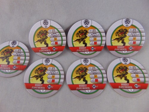 Heroclix Marvel Warbot Flame Thrower Tokens Lot | eBay