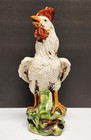 Mark Roberts French Country Farmhouse Porcelain Crackle Rooster Figure ...