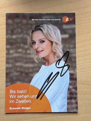 Susanne Steiger - Bares für Rares - Autogrammkarte original signiert ...