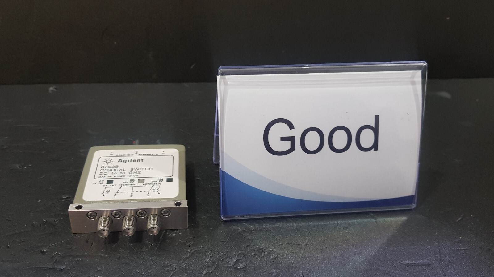 Agilent 8762B: 3-Port Coaxial Switch, DC to 18 GHz, W/Opt. 015 (0809 ...