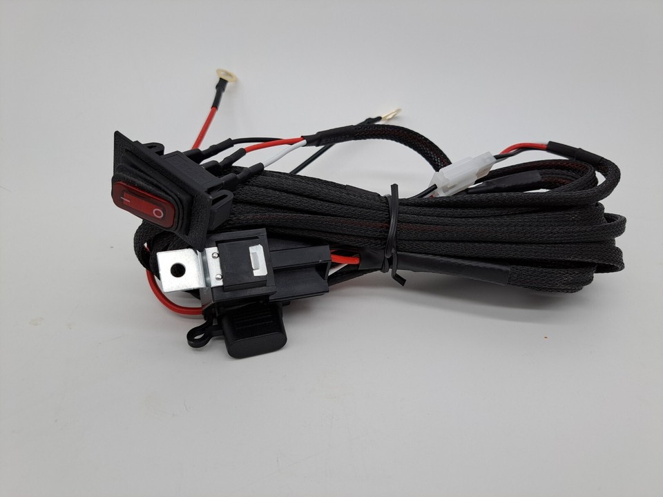 Universal Light Wiring Kit With Lighted Switch Insert For Kioti | eBay