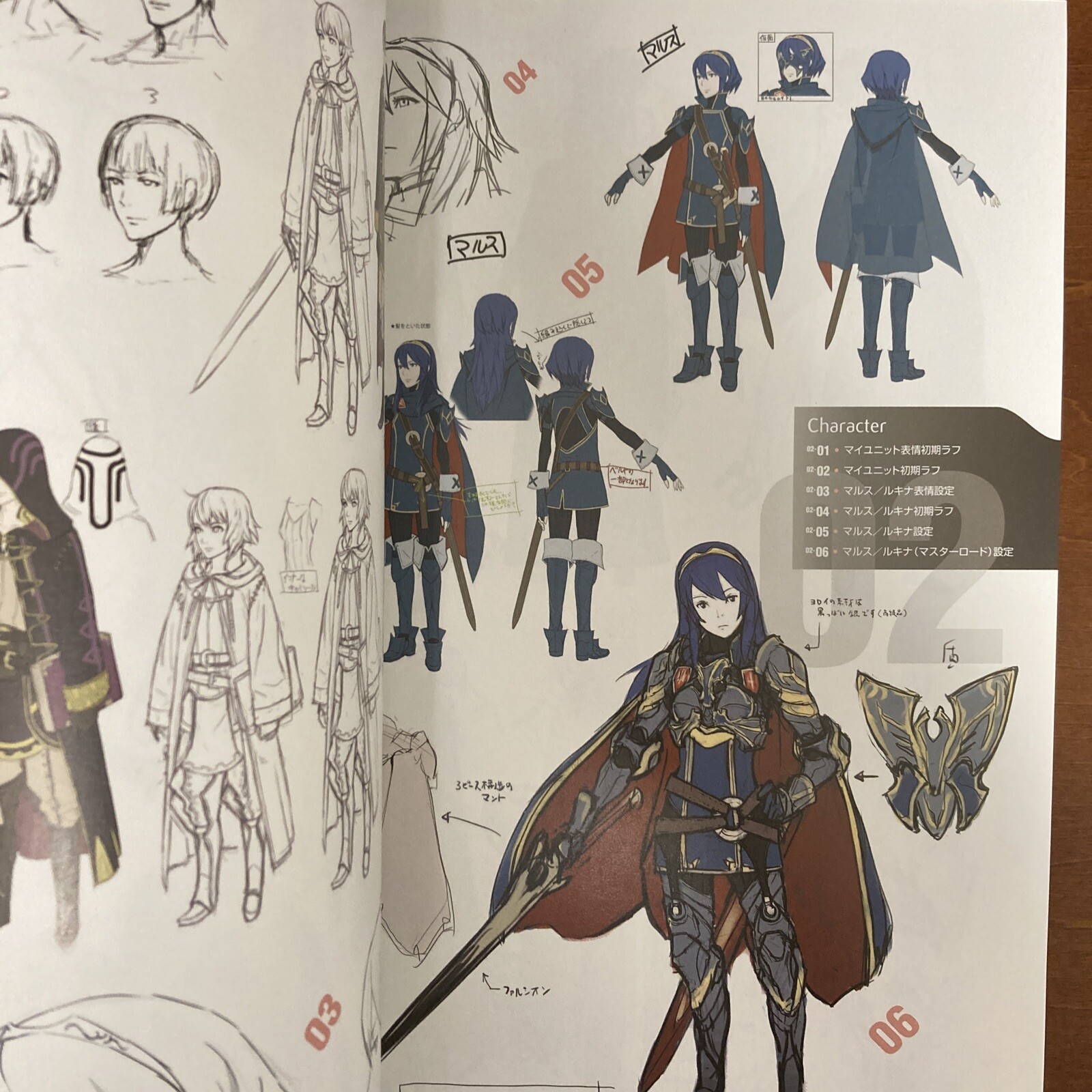 Fire Emblem Awakening Model Sheets Knights of Iris Art Book ...