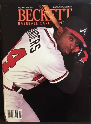 Beckett Baseball Card Monthly Magazine #88 Deion Sanders Cover July ...