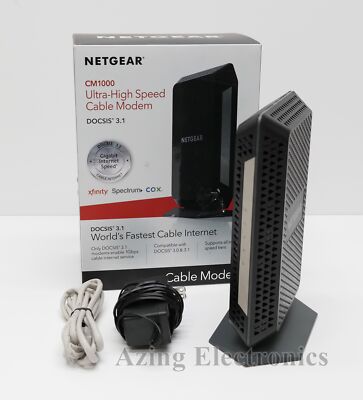 NETGEAR CM1000V2 Nighthawk DOCSIS 3.1 Cable Modem | eBay