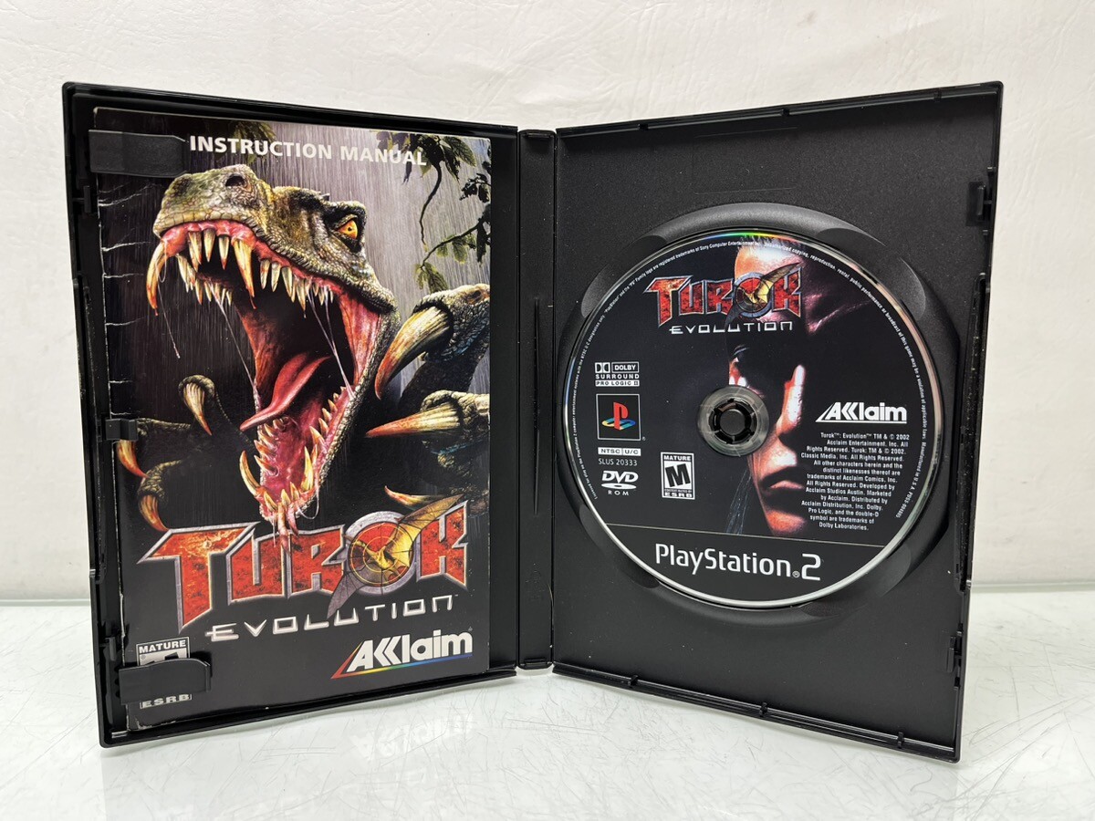 Sony PlayStation 2 Turok: Evolution Video Game with Insert 21481232735 ...
