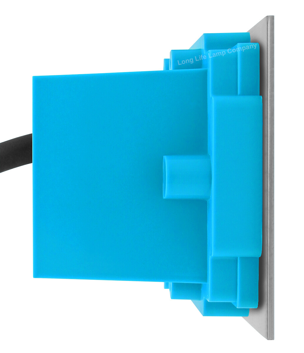 Mini LED Brick Light Outdoor Step Wall Light 70mm Square IP54 Cool or ...