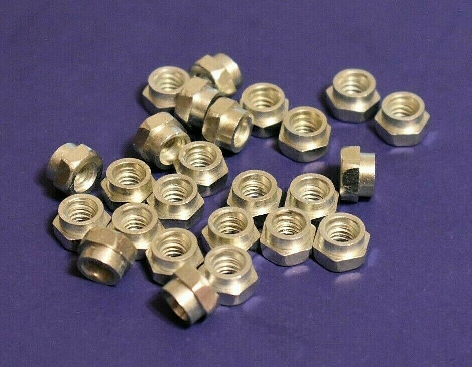 25 Battery Bolt Shouldered Nuts 1/4-20 | eBay