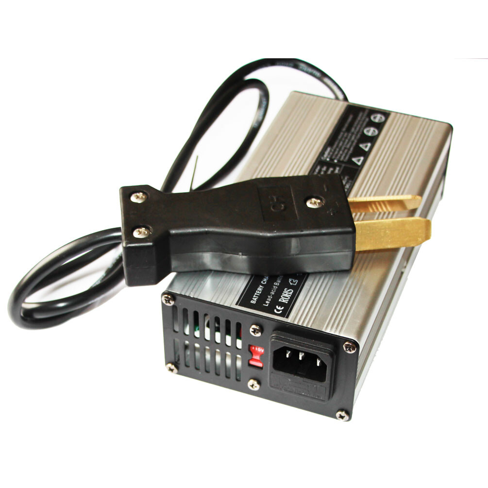 36V 5A Golf Cart Battery Charger Crows Foot Plug for Ez Go Club Car DS ...