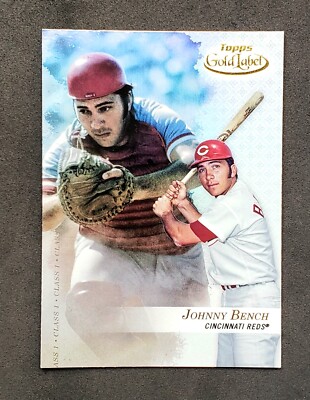 2017 Topps Gold Label Classic 1 Johnny Bench Cincinnati Reds #36 | eBay