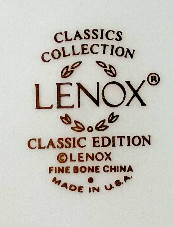 Lenox Classic Edition Dinner Plate 10 7/8" | eBay