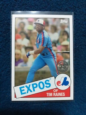 2020 Topps #85TB-24 Tim Raines 1985 Topps Baseball Expos | eBay