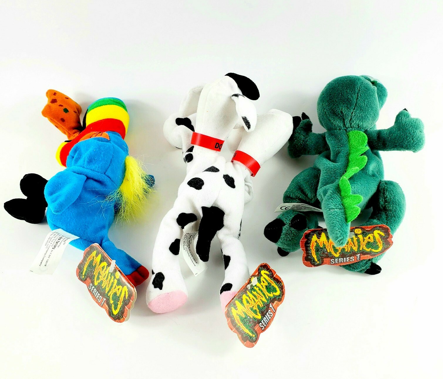 1997 Meanies Bean Bag Plush Set Vintage NEW W/ Tags Series 1 Boris ...