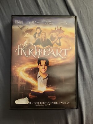 Inkheart DVD THE INK HEART MOVIE Brendan Fraser, Paul Bettany, Helen ...