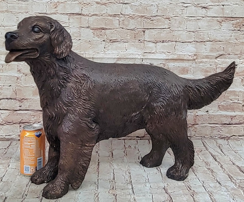Art Deco Life Size Labrador Retriever Genuine Bronze Sculpture Home ...