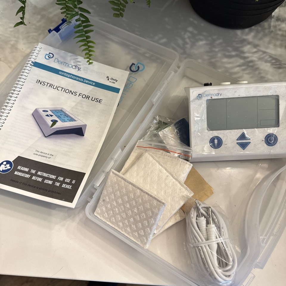 Dermadry Ionophoresis Anti-Sweat Machine Underarms | eBay