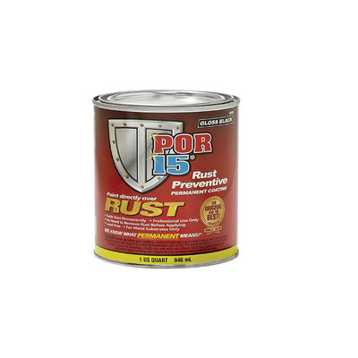 POR-15 RUST PREVENTATIVE PAINT - GLOSS BLACK - 0.946 LITRE | eBay