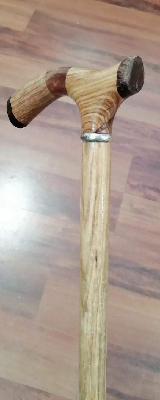 Zechariah Wood Walking Stick Support Cane Get Well As… - Gem