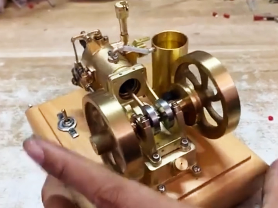 EngineXpert Vintage Hit & Miss Gasoline Engine Model - M25 Mechanical ...