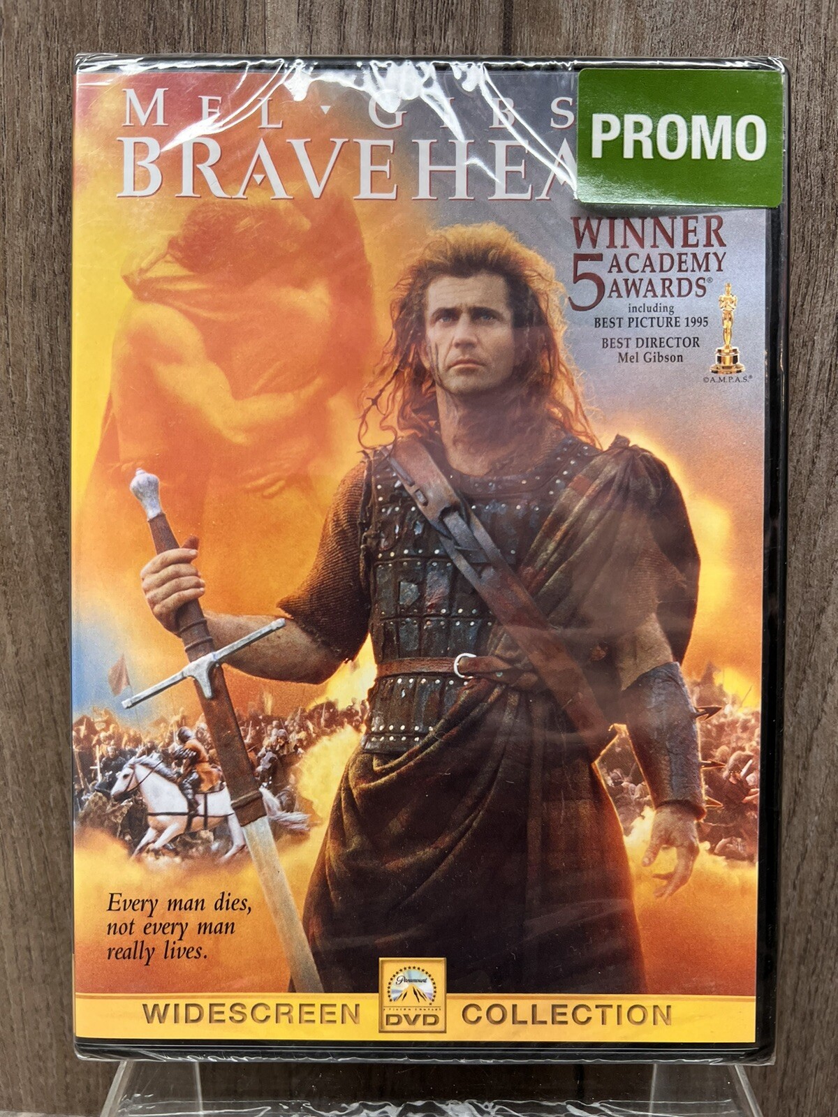 Braveheart (DVD, 2000, Sensormatic - Widescreen) - Promo - New/Sealed ...