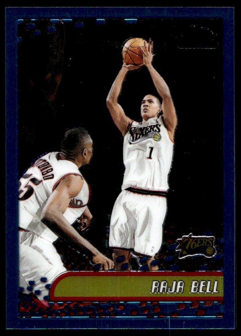 2001-02 Topps Chrome Raja Bell Rookie G61 Philadelphia 76ers #64 | eBay