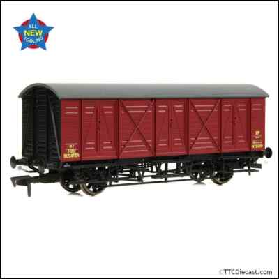EFE Rail E87060 GWR 10T 'Bloater' Fish Van BR Crimson - OO Gauge | eBay UK