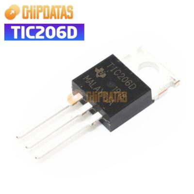 5PCS New TI TIC206D TO-220 TRIAC SENS GATE | eBay