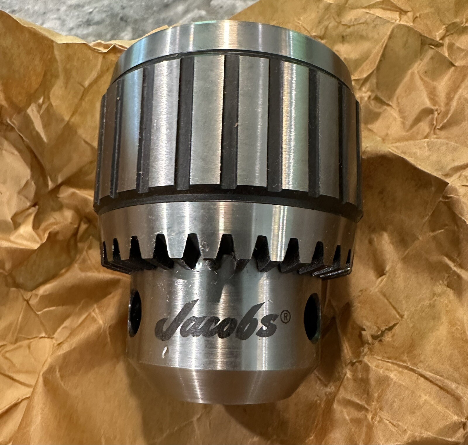 Jacobs 16N 1/8"-5/8" 3JT Ball Bearing Geared Super Drill Chuck w/Key ...