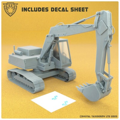Priestman Mustang 120 scale model. British vintage excavator plant ...