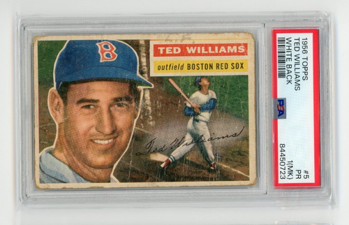 1956 Topps - White Back #5 Ted Williams for sale online | eBay