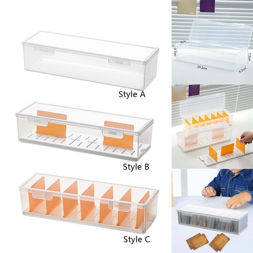 Card Holder Food Jar Multipurpose Home Decoration with Lid Refillable ...