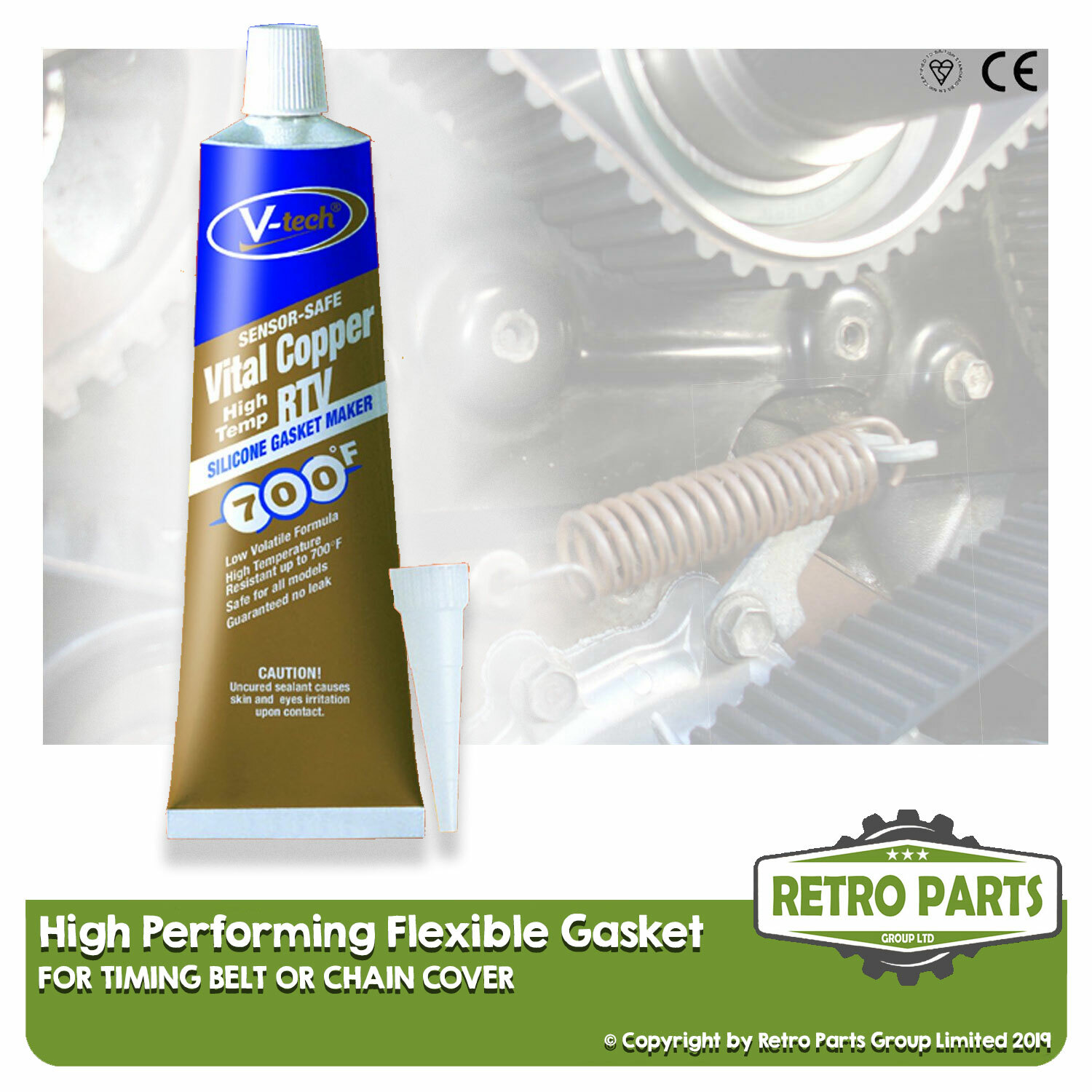 Timing Belt / Chain Cover Pro Flexible Gasket For Panther. Seal Fix DIY ...