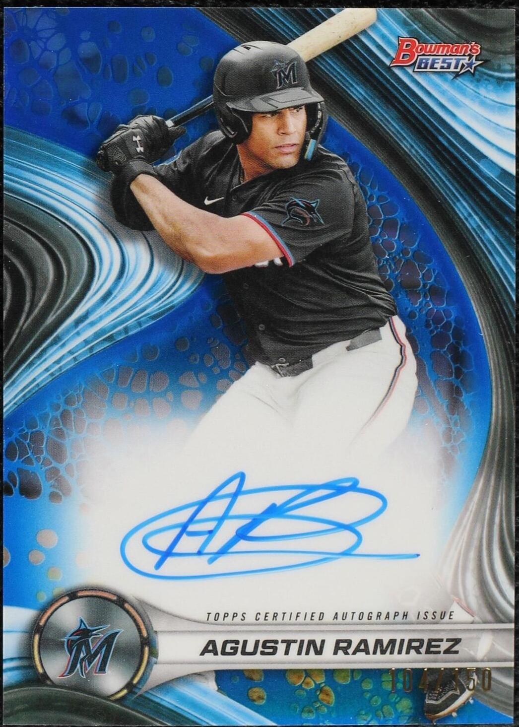2024 Bowman's Best - Best of 2024 Autographs Agustin Ramirez #B24-ARZ ...