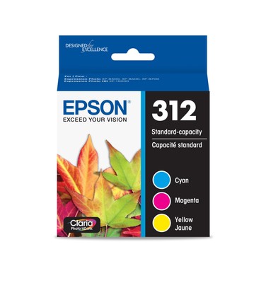 Cyan Magenta Yellow Inkjet Printer Ink 6 Cartridges High Definition ...