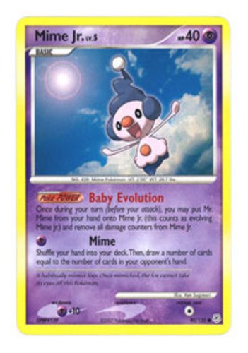 Hero Deal, English - 4 x Pokemon Mime Jr. - 90/130 - Common Diamond ...