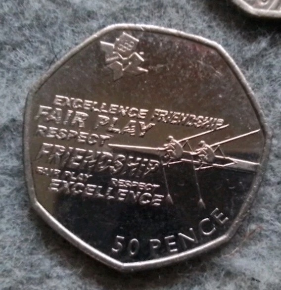 10x London Olympics 50p Coin Set Including ⚽ Offside Rule, Excellent ...