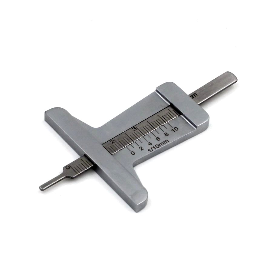 Tire Veins Tread Depth Gauge Taper Gage 0-50mm Vernier Caliper ...