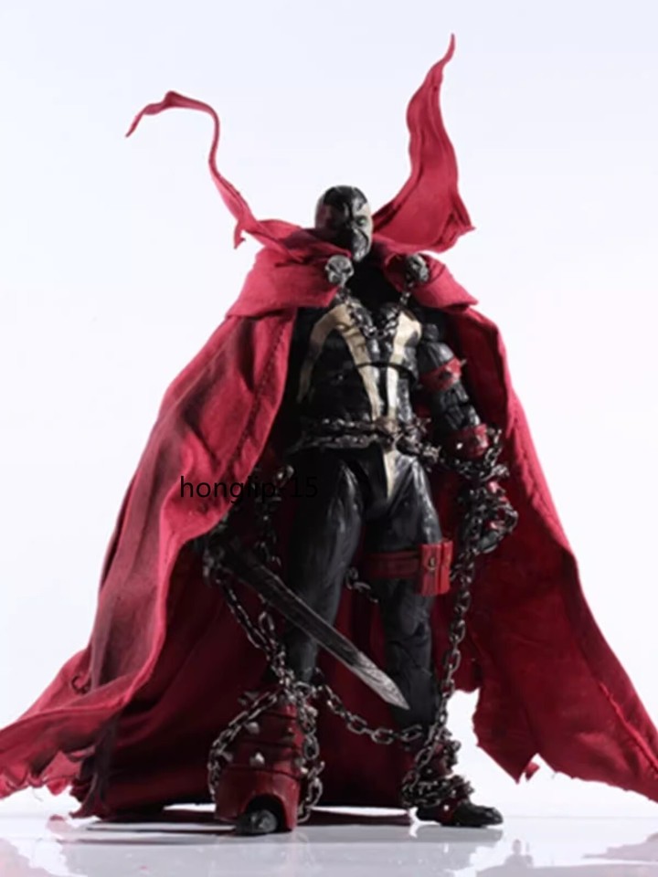 1/12 Scale Red Long Cloak Cape Wired Scarf For Spawn 6'' Action Figure ...