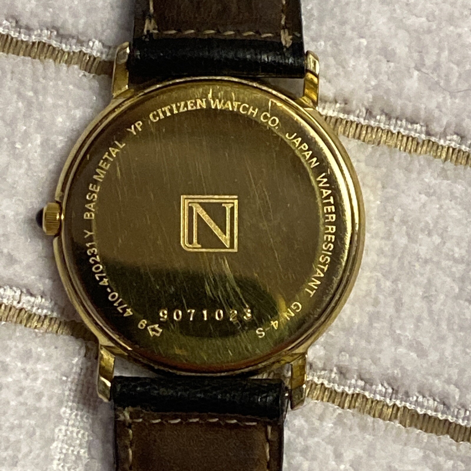 Nice Citizen 4710-470231y Vintage Watch GN-4S Ships Free Black Gold | eBay