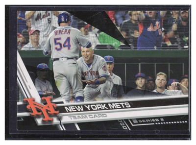 2017 Topps Series 2 #426 New York Mets Team Card Black Border SP ...