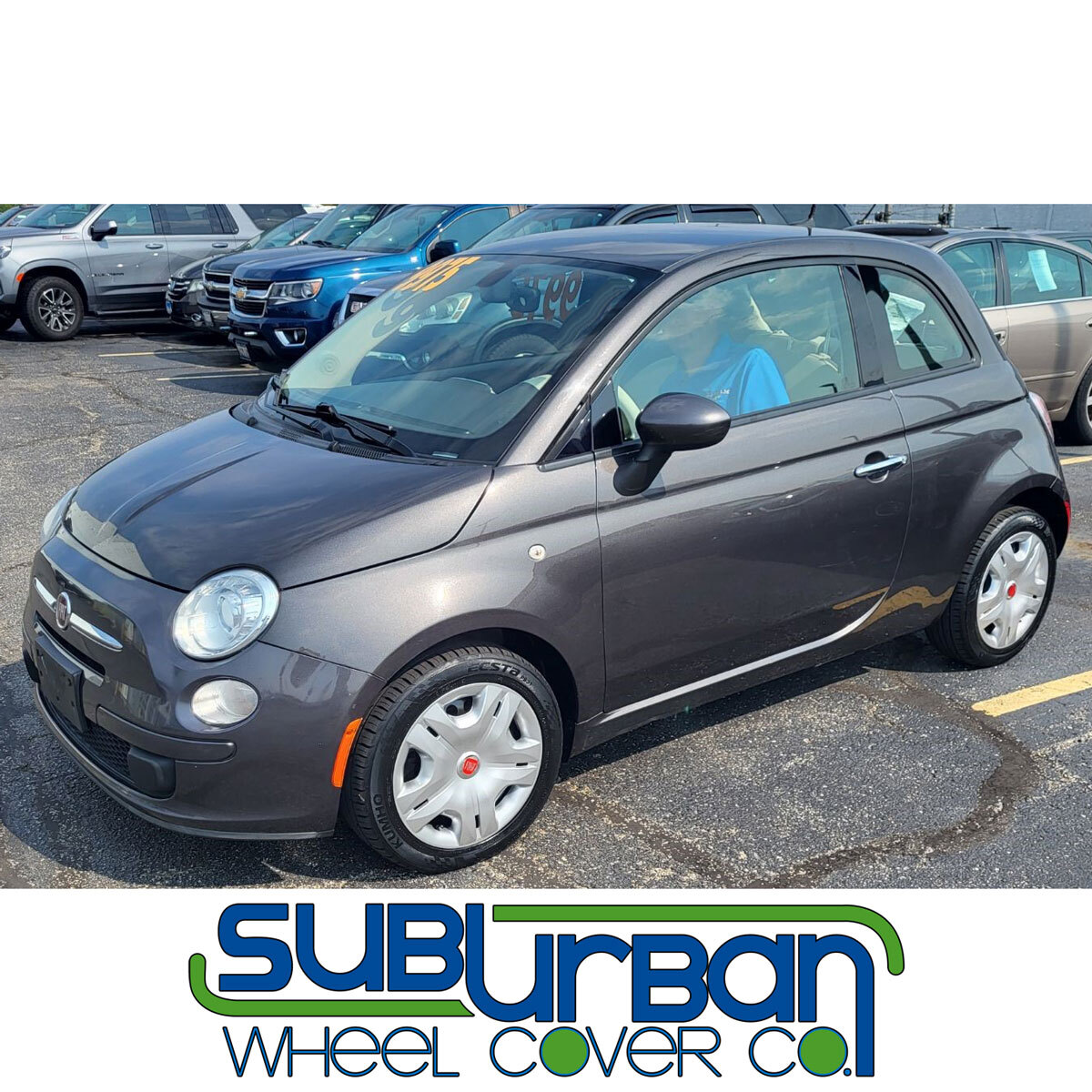 Fiat 500 pop hubcaps store