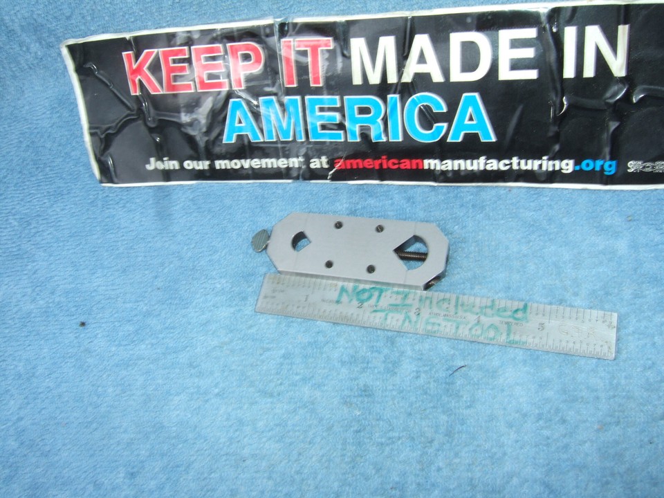 V BLOCK VINTAGE FLAT 1/4" STYLE AMERICAN TOOLMAKER MACHINIST JIG-GRIND ...
